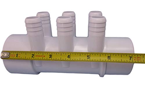 Manifold Hot Tub Spa Part 2" Street x 2" Slip x (6) 3/4" Water How to Video