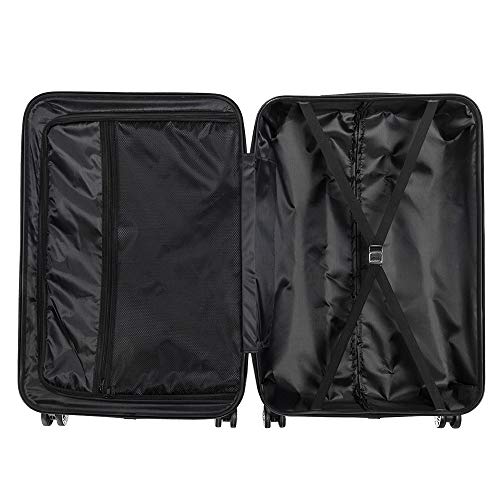 Outvita Hardside Luggage Set 3 Piece Carry on Suitcase with TSA Lock & Spinner Wheels, Lightweight Portable Travel Rolling Luggage, Rose Gold