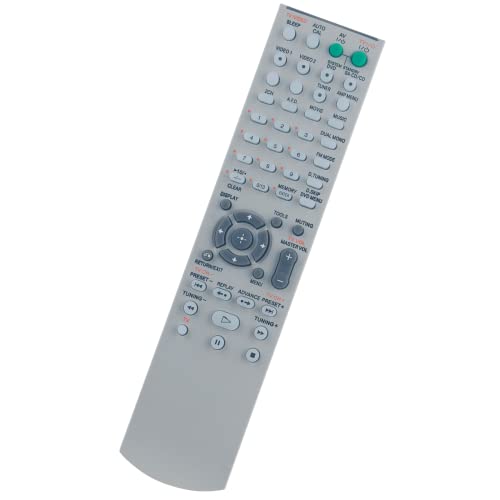 Replacement Remote Control RM-AAU006 for Sony SS-FRP1000 SS-WP1000 SS-MSP1000 SS-CNP1000 FM Stereo FM-AM Receiver Multi Channel AV Receiver STR-DE400