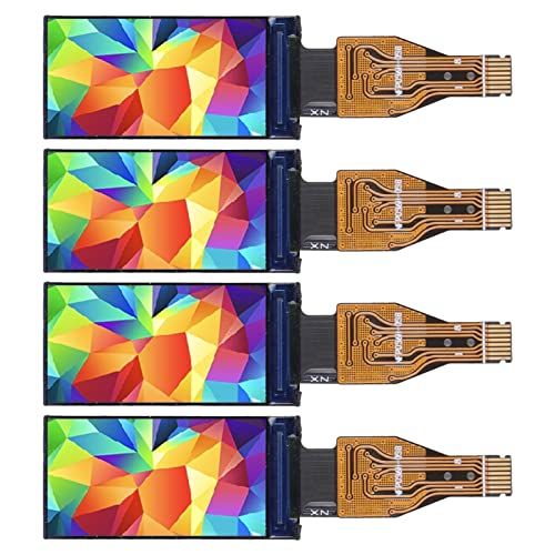 Omabeta 0.96in IPS Display Module, Non Flash Small Power Consumption Compact Quick Response High Light Transmittance TFT IPS Display Module for Controller Board