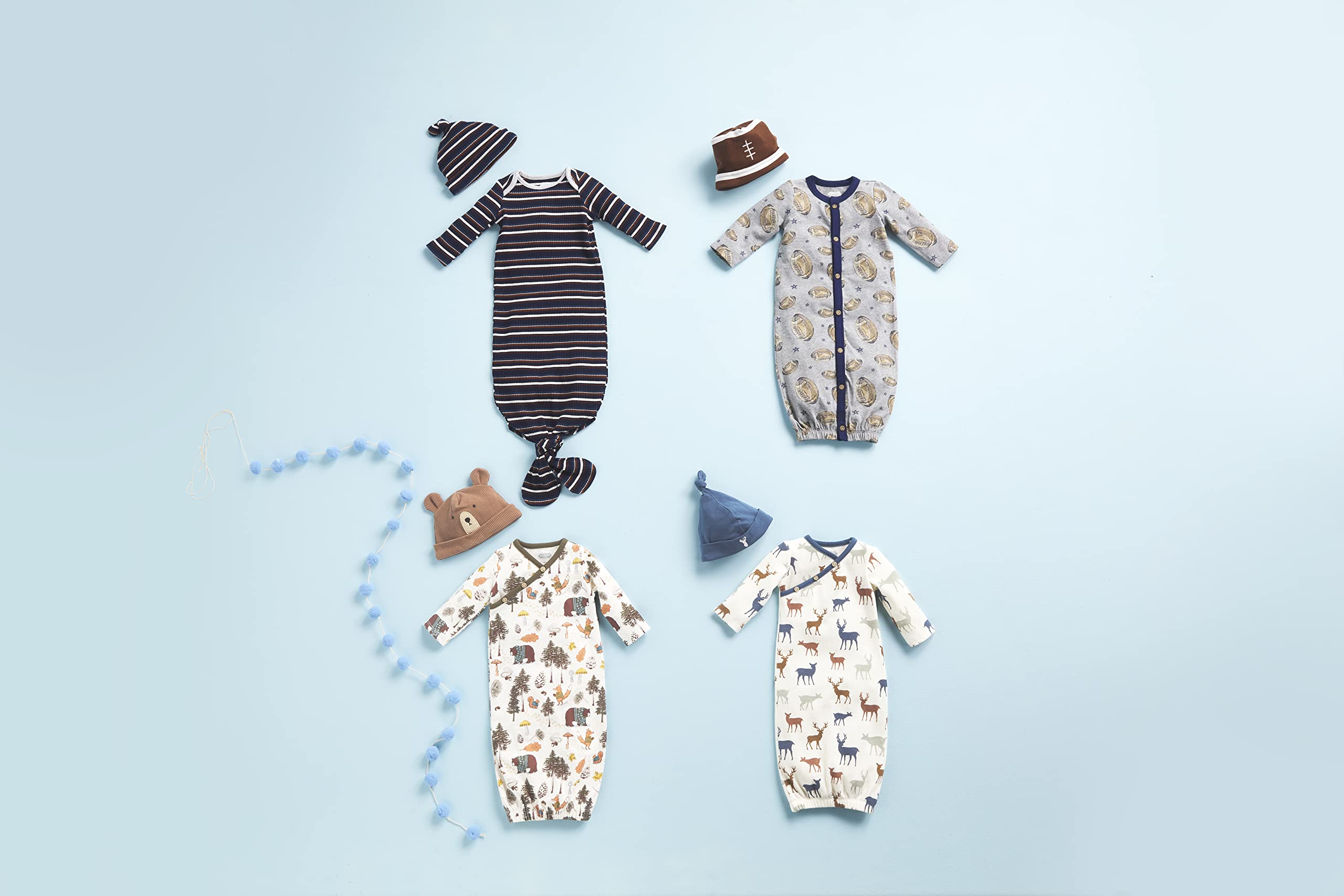 Mud Pie Take Me Home, Woodland Print, 0-3 Months