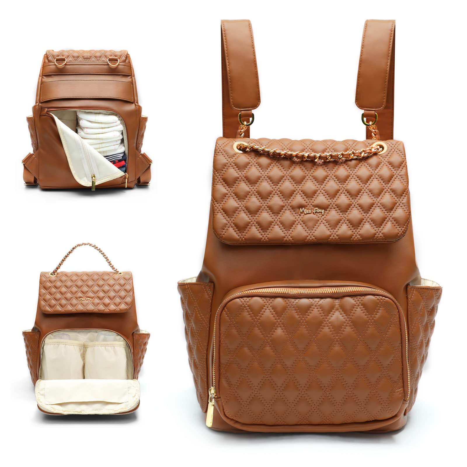 miss fong Diaper Bag Backpack Baby Diaper Bag & Diaper Bag Organizer Pouches Bundle