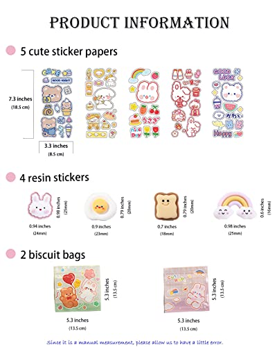 Paidideng Kawaii Bento Box Bento Lunch Box with Lunch Bag,Tableware,Biscuit bags,2 Layers Stacked Leakproof Cute Lunch Box,for Travel,Office,Gym. (purple)