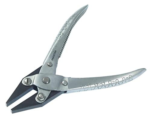 Mazbot Smooth Flat-Nose Jaw Parallel Pliers