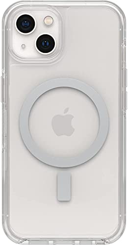 OtterBox Symmetry Case with MagSafe for iPhone 13 (NOT Mini/Pro/Pro Max) Non-Retail Packaging - Clear - Antimicrobial