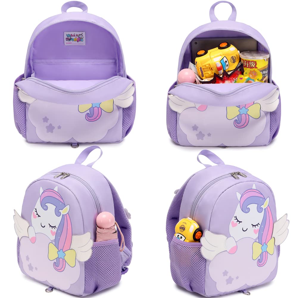 Meisohua Little Girls Backpack Water Resistant Toddler Backpack with Leash Mini Harness Backpack for Girls Children Preschool Backpack