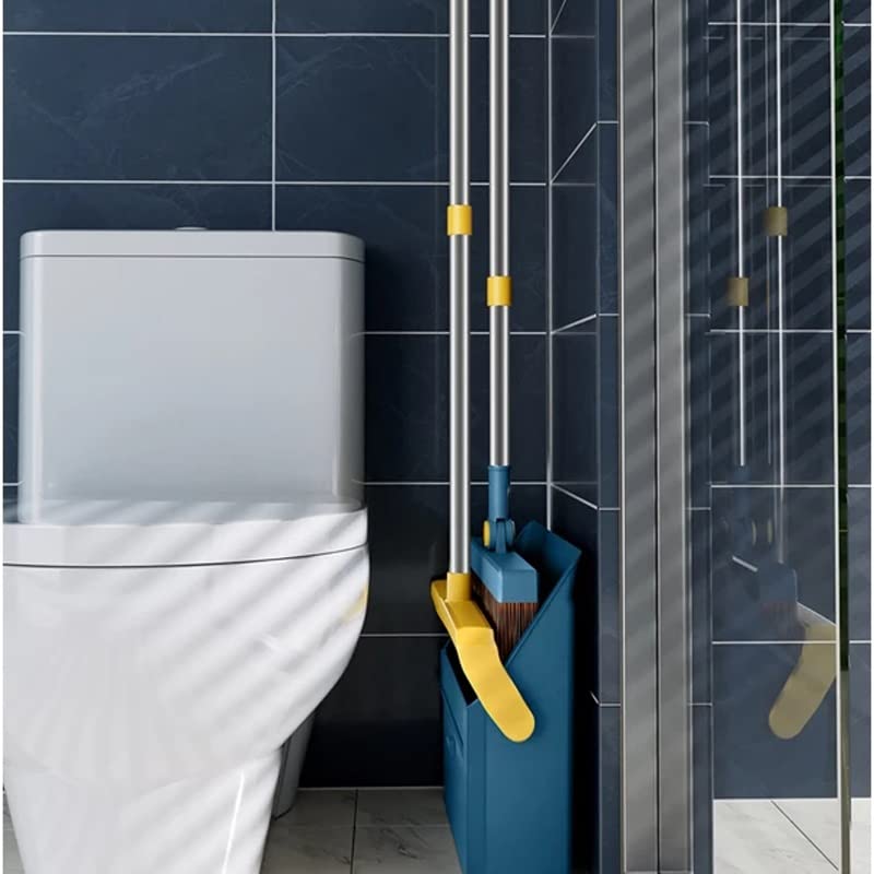 LYSLDH Broom and dustpan Set Foldable Extendable Broom Suit Multifunction Household