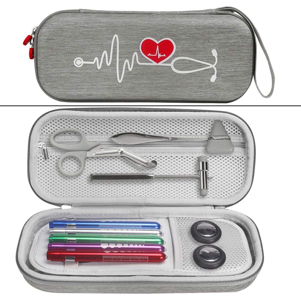 Lyzeous Protective Case for Classic III Stethoscope Accessories Portable Storage Bag Carrying Case Pouch(Black)