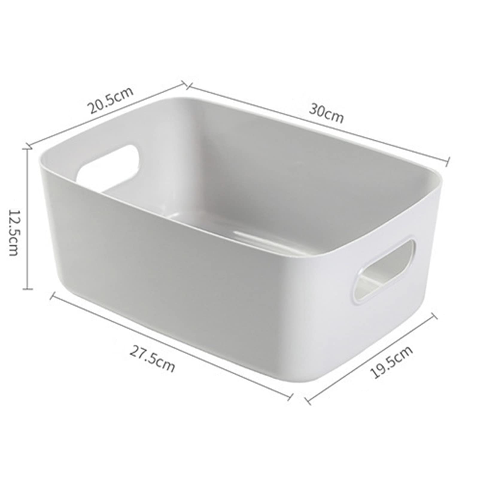 Multi functional Nested Storages Set Desktop Shelf Bins For Household Makeup and Accessories (Gray)