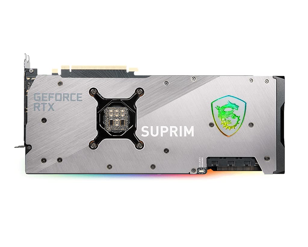 MSI Gaming GeForce RTX 3080 Ti 12GB GDRR6X 384-Bit HDMI/DP Nvlink Torx Fan 3 Ampere Architecture OC Graphics Card (RTX 3080 Ti SUPRIM X 12G) (Renewed)