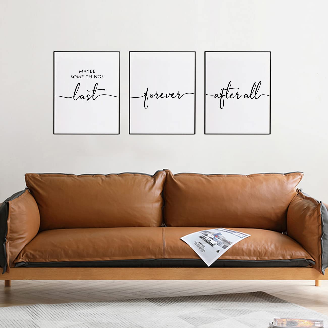 Maybe Some Things Last Forever After All, Master Bedroom Sign, Bedroom Wall Art, Master Bedroom Decor, Above Bed Art, Rustic Farmhouse Sign, Gift For Wedding, UNFRAMED 11x14inch