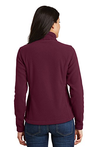 Port Authority Ladies Value Fleece Jacket, Maroon, Medium