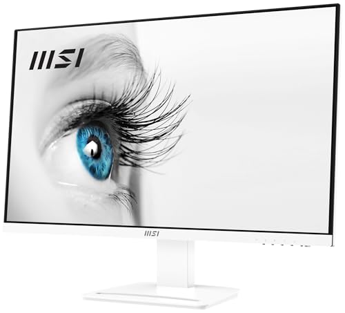 MSI Pro MP273W, 27", 1920 x 1080 (FHD), IPS, 75Hz, TUV Certified Eyesight Protection, 5ms, HDMI, 1 (v1.2a), Tilt