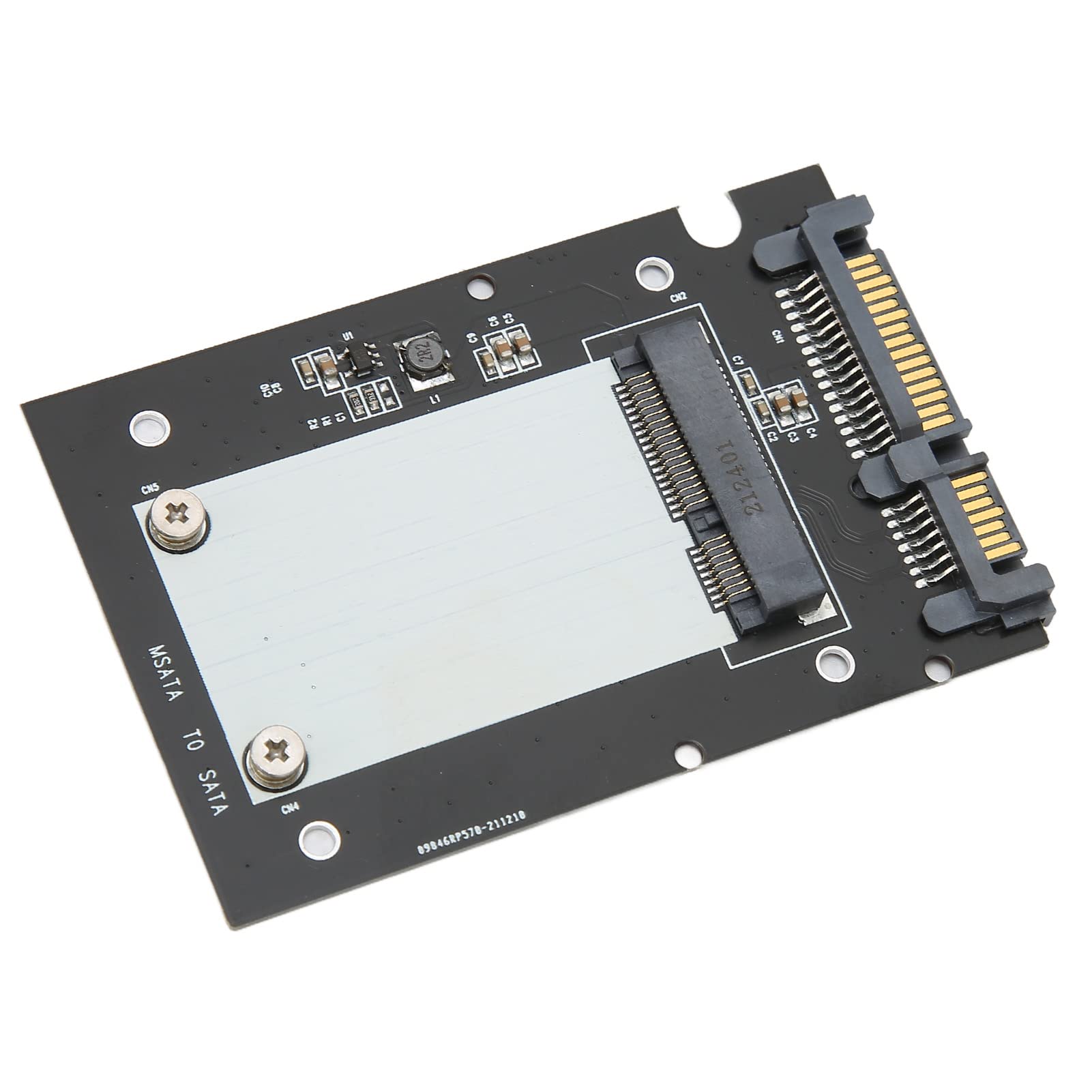 mSATA to SATA III Adapter, Support Half Size 26.8mm Full Size 50.95mm mSATA SSD, 6Gbps Speed, for Desktop Computer SSD