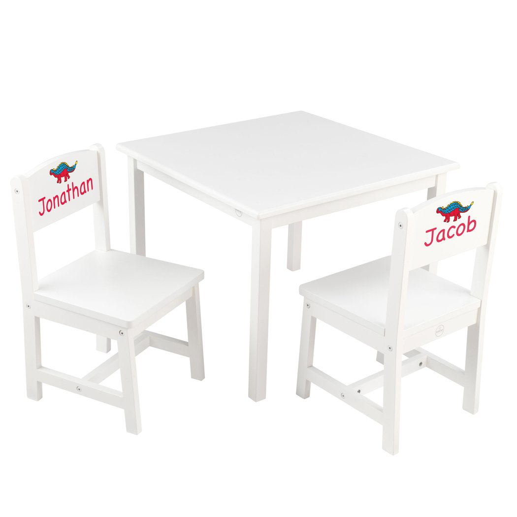 KidKraft Wooden Aspen Table & 2 Chair Set, Children's Furniture, White