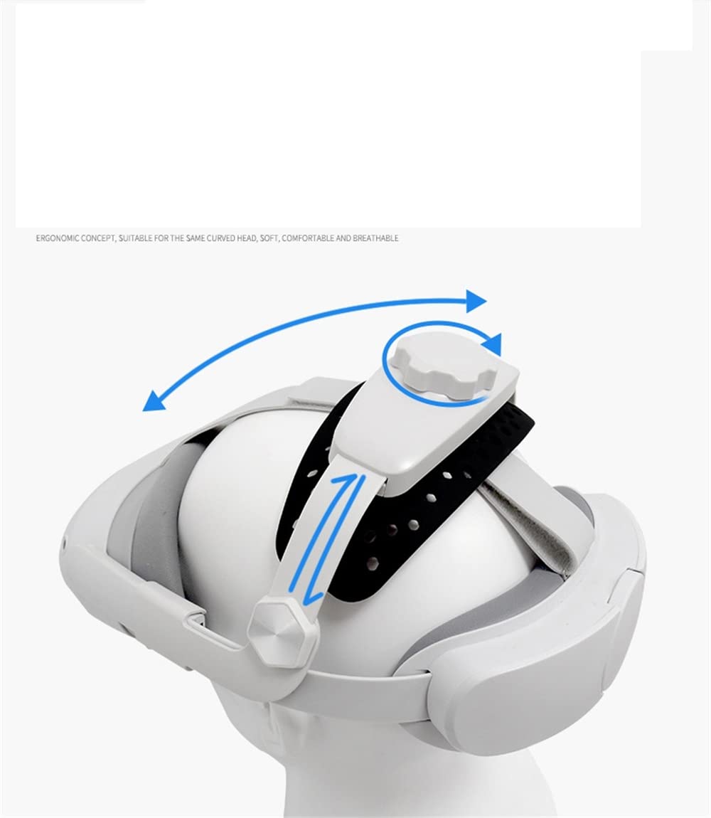 MayHei for Pico 4 Accessories Headband Weight Reduction, Multi-Point Adjustment for Different Size, Comfortable Adjustable Ergonomic Head Brace Accessories