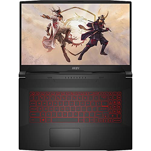 MSI Katana GF76 Gaming Laptop 17.3" FHD IPS 144Hz Display 12th Generation Intel 14-core i7-12700H 64GB RAM 1TB SSD GeForce RTX 3060 6GB Graphic Backlit USB-C Nahimic Win11 Black + HDMI Cable
