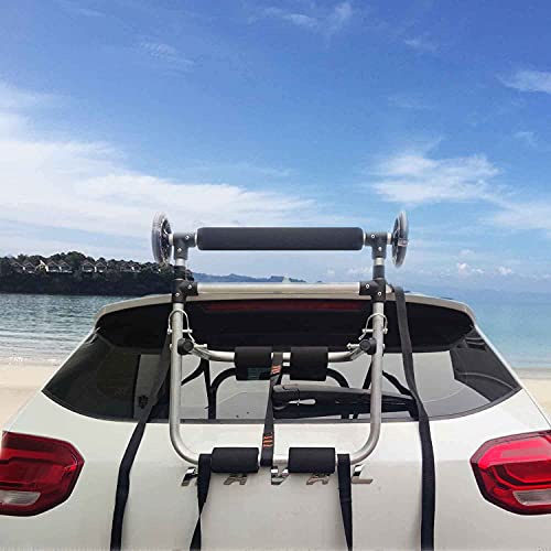 HUIMENG Kayak Roller - Load Assist Prevent Sideslip with Adjustable Tightness and Angle Boat for Mounting Kayaks Canoes to Car TopsCrossbarsRoof Racks or Roof Pads,Load 220lbs, silver
