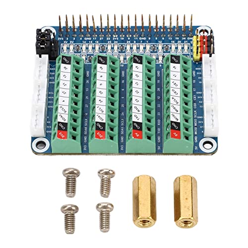 Sensor Expansion Board, Good Compatibility LED GPIO IO Port Compact Size Development Board for 4B 3B CM4
