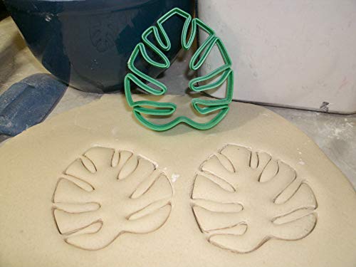 MONSTERA LEAF TROPICAL FLOWERING PLANT OUTLINE COOKIE CUTTER MADE IN USA PR2158