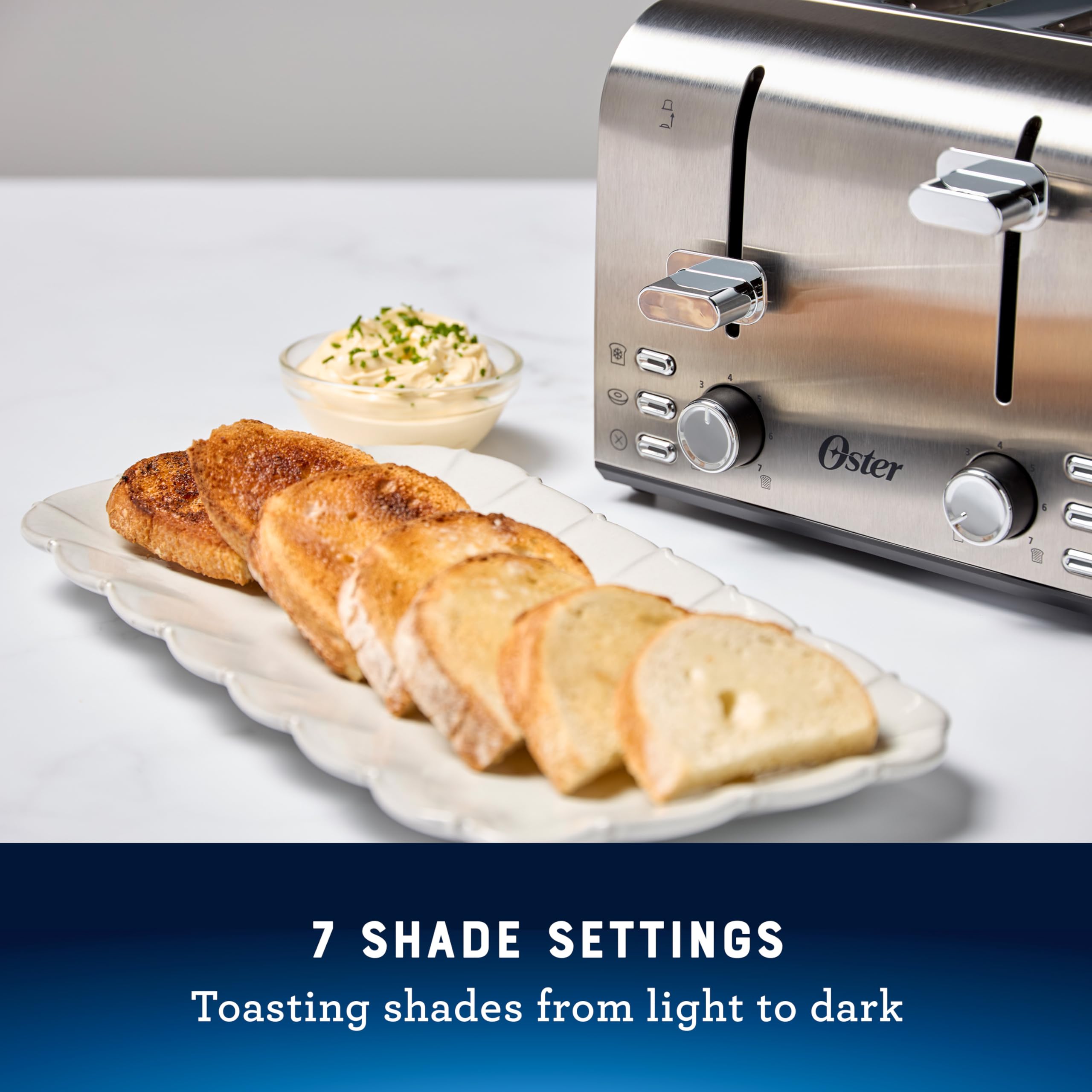 Oster 4-Slice Stainless Steel Toaster