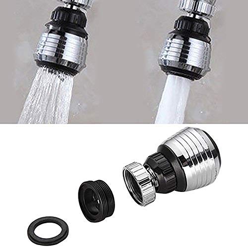 LRRH 360 Rotate Swivel Water Saving Tap Aerator Diffuser Faucet Nozzle Filter Adapter #0028/4