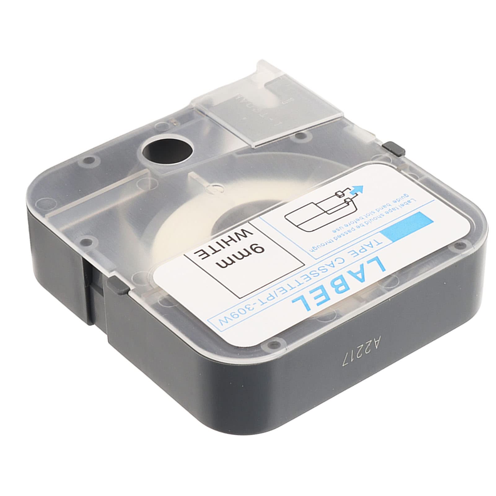 Omabeta Label Tape, Label Maker Tape Refills 9mm Wide PET Material 8m Length for LM380E LM390A