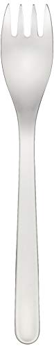 Sori Yanagi Simple Form Cutlery for Easy Use, Tsubamesanjo Stainless Steel Fish Fork, Sleek Design for Smooth Texture, Dishwasher Safe, Brushed Finish