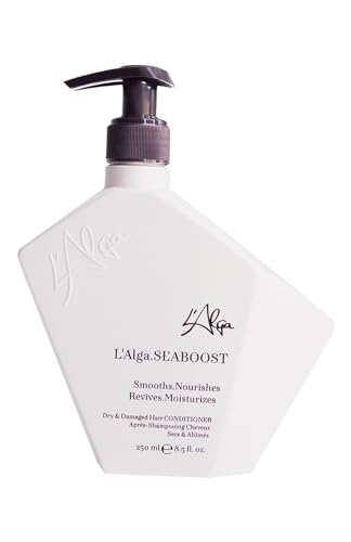 L'Alga Seaboost Hair Conditioner with LalgaNord5-Biocomplex, Biotin, and Vitamin B Complex to Balance and Improve Scalp Circulation