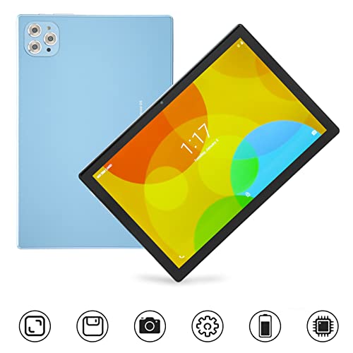 Naroote 10.1 Inch Tablet OctaCore Processor Portable Tablet 6G RAM 128G ROM Home Use (US Plug)