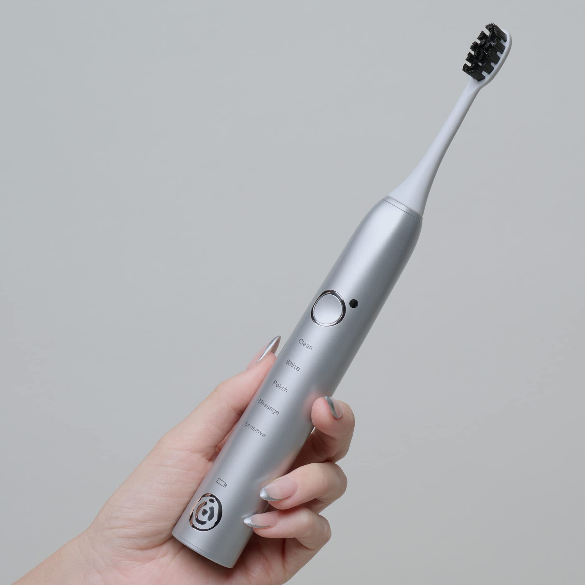 MOON Sonic Electric Toothbrush Replacement Brush Heads 2 Pack, Platinum