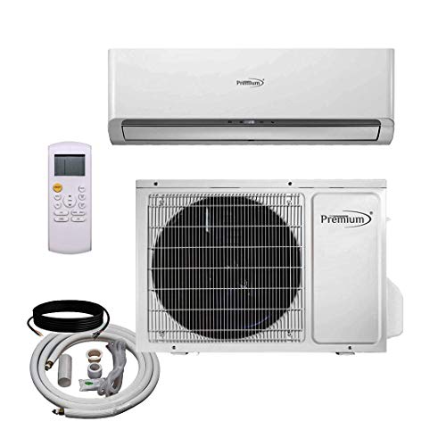 Premium Levella Mini Split Air Conditioner Heat Pump, 9000 BTU up to 36000 BTU 110V or 220V Compatible with Alexa, White (9000 BTU 110V/120V)