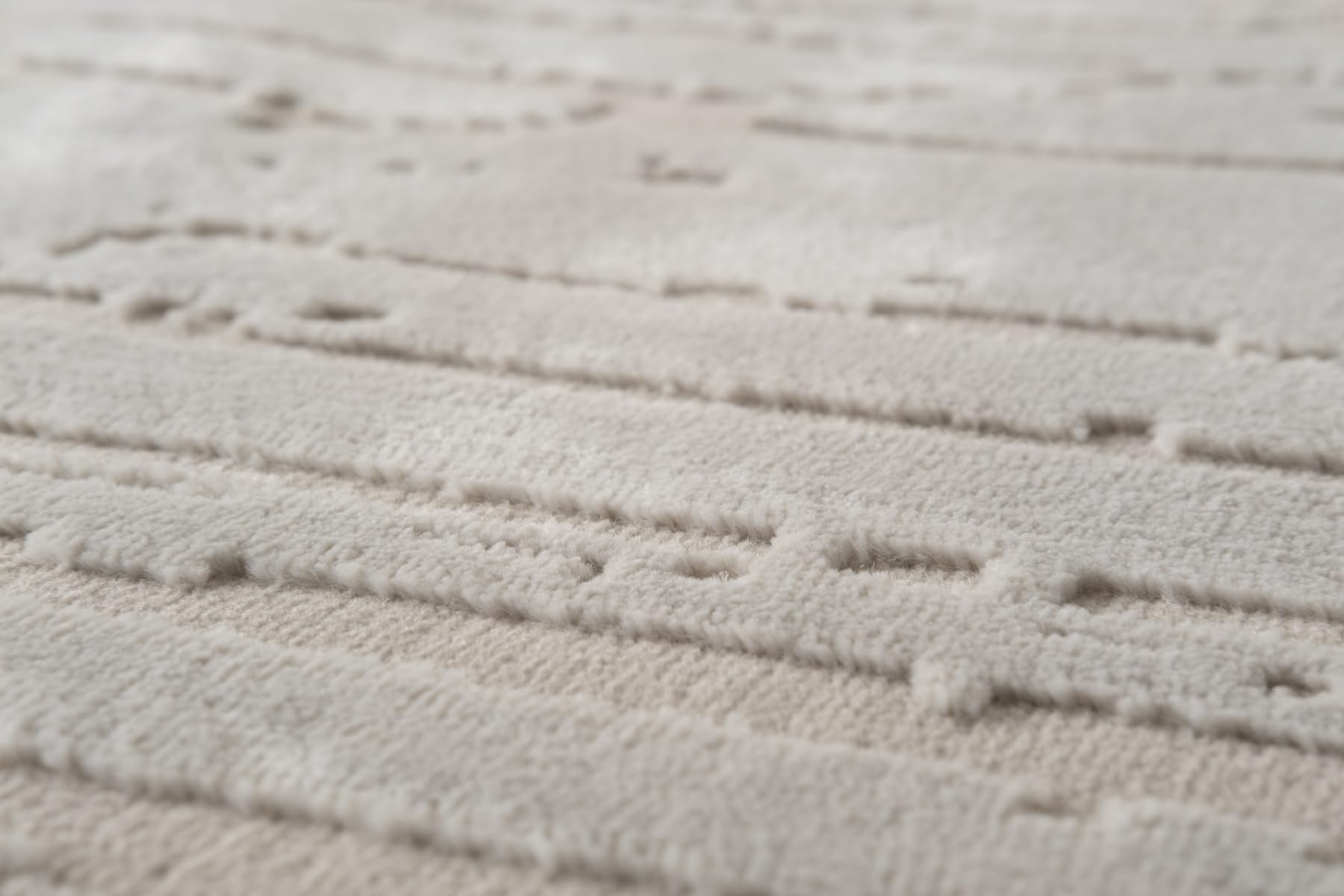 Revival Rugs Ebb 8'x10β Washable Area Rug for Living Room Bedroom - 100% Recycled Oeko-TEX Certified, Medium Pile, Taupe