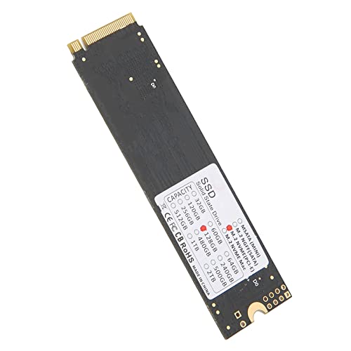 M.2 NVME SSD, Desktop SSD Dropproof Silent Operation High Bandwidth for Desktop for Computer