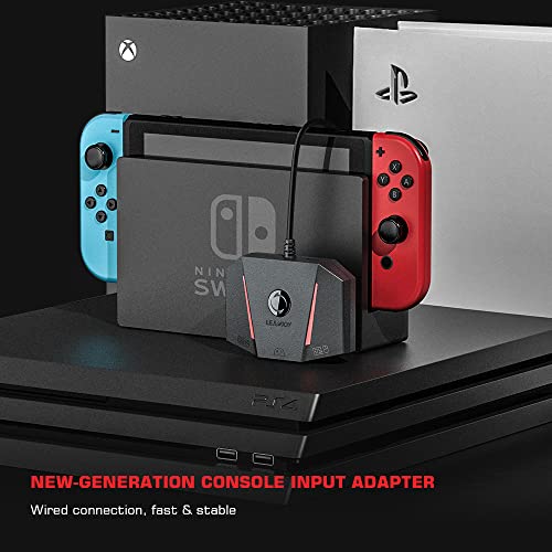 leadjoy Keyboard and Mouse Adapter, Compatible with Switch, Xbox Series X, Xbox One, PS4