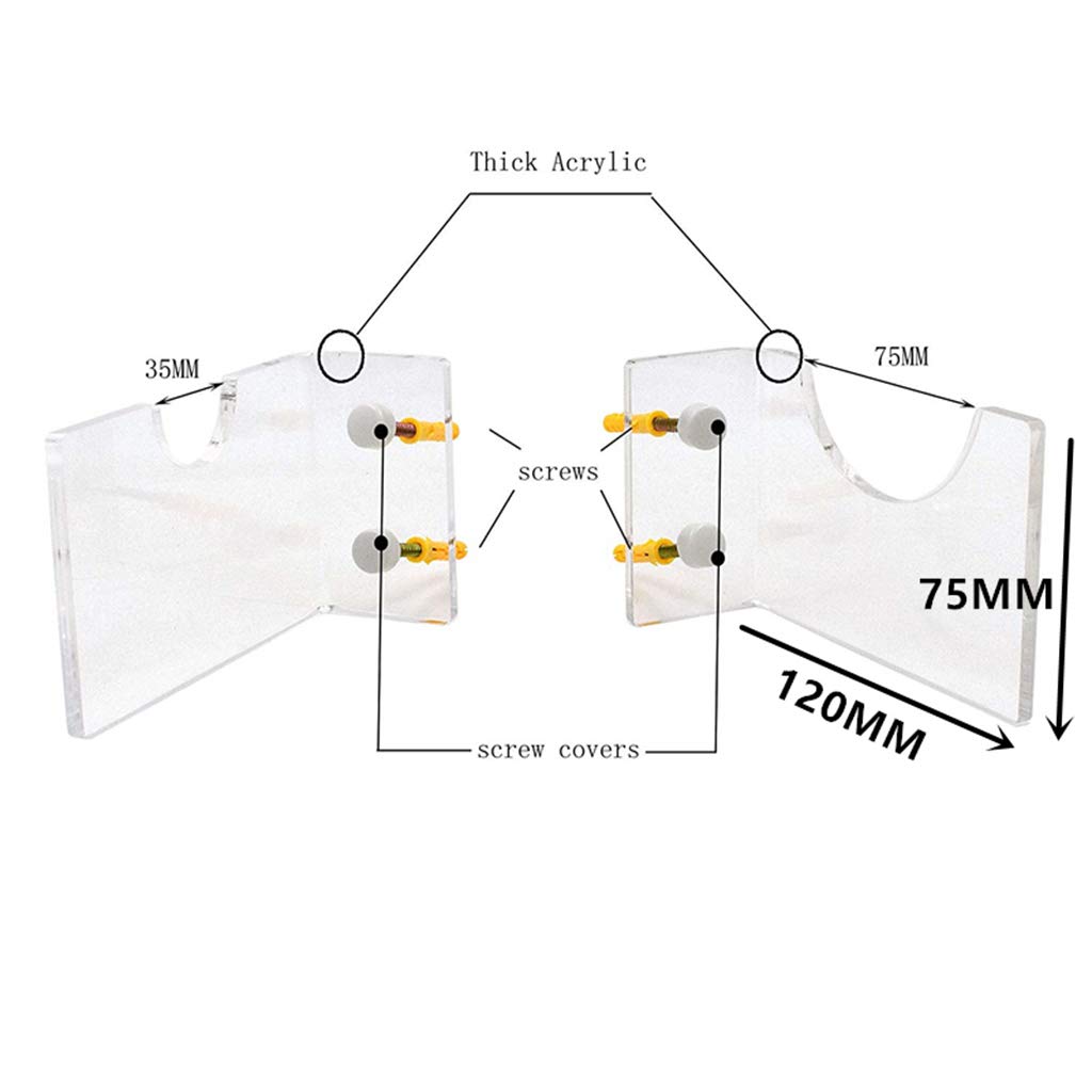 MANNIFEN lightsaber wall mount Holder Rack Stand Deluxe Lightsaber Room Light Blade Handheld Lightsaber Rack 1 Pair