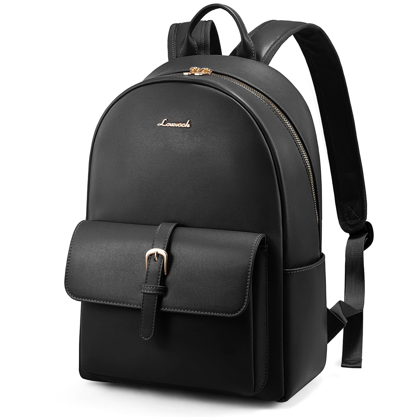 LOVEVOOK Leather Backpack Purse for Women, Casual Backpack, Cute PU Satchel Backpack, Water Resistant Travel Backpack, Fashion Purse