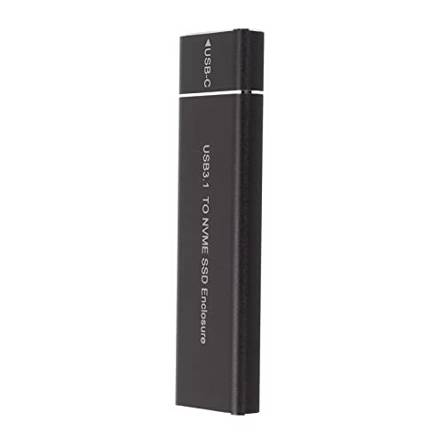 M.2 NVMe SSD Enclosure Adapter, Type C Interface SSD Enclosure Adapter Fast Transfer Excellent Heat Dissipation for PC