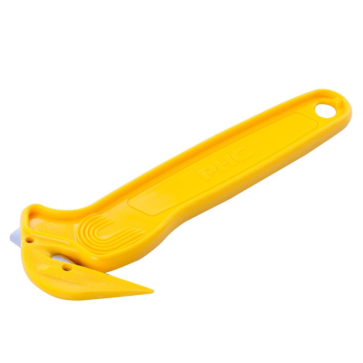 Pacific Handy Cutter DFC364 Film Cutter, w/ Tape Splitter, Disposable, Yellow, 6 Packs