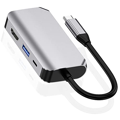 N/A USB Hub,Type-C Docking Station Type C to HDMI-Compatible 4K to VGA USB Splitter Hub