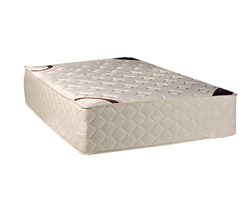Spinal Solution 14-Inch Firm Double Sided Tight top Innerspring Mattress And 4" Wood Traditional Box Spring/Foundation Set, Good For The Back, No Assembly Required, Queen Size 79" x 59"