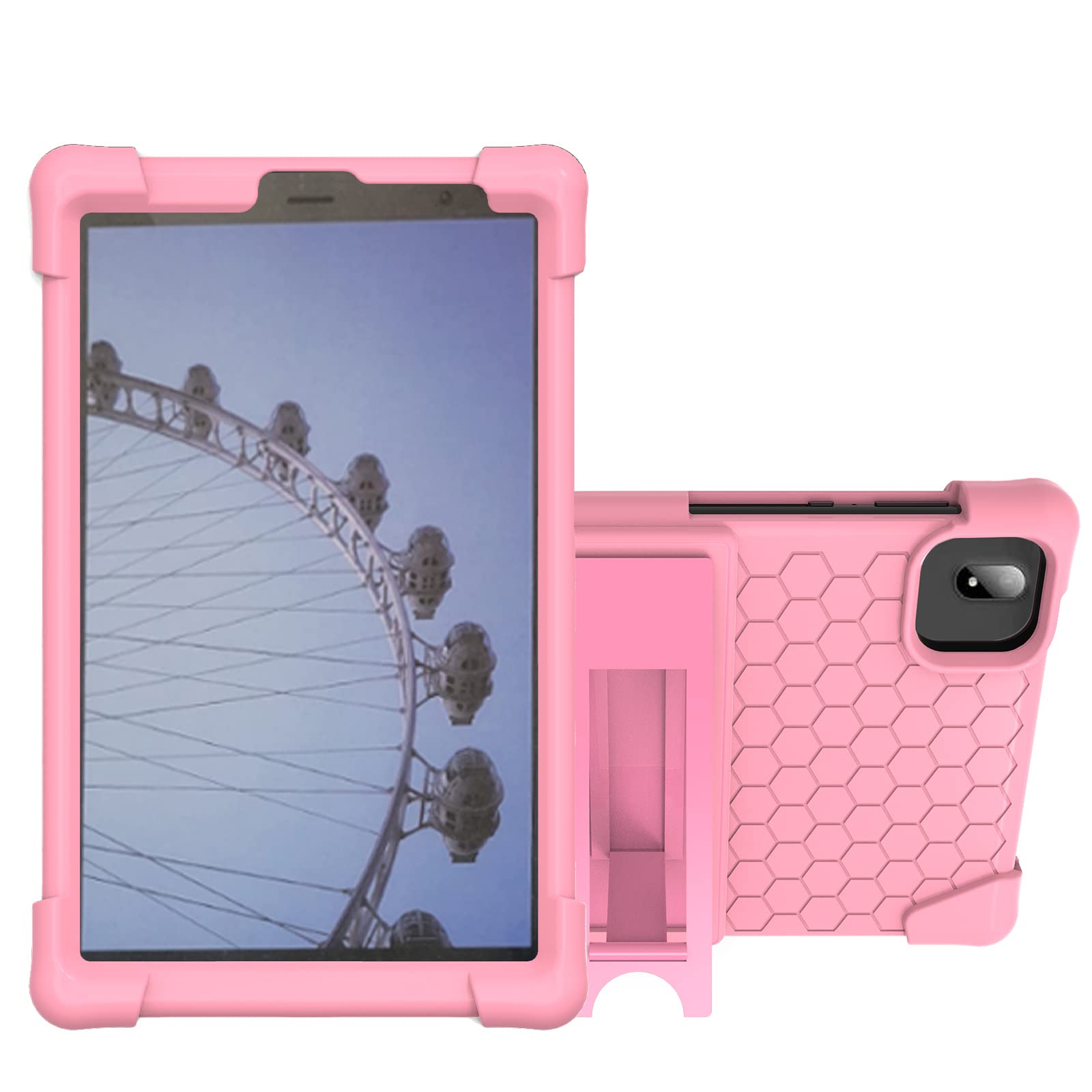 M8L Tablet Case/ M8L 2022 Tablet Case, Transwon Kids Case for BLU M8L Tablet and BLU M8L 2022 Tablet 8 Inch - Pink