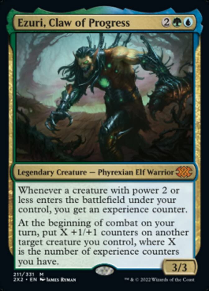 Magic: the Gathering - Ezuri, Claw of Progress (211) - Double Masters 2022