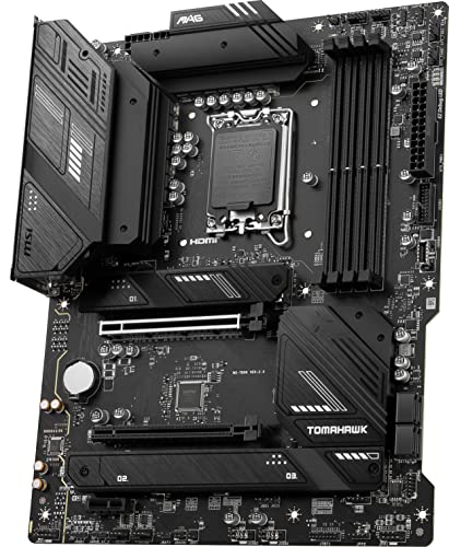 MSI MAG B760 Tomahawk WiFi Gaming Motherboard (Supports 12th/13th Gen Intel Processors, LGA 1700, DDR5, PCIe 5.0, M.2, 2.5Gbps LAN, USB 3.2 Gen2, Wi-Fi 6E, ATX)