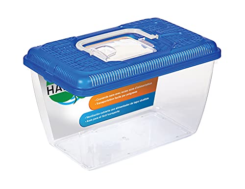 Penn-Plax Small World Habitat – Portable Clear and Transparent Plastic Tank – Excellent for Small Critters and Creatures – Easy to Clean & Handle – 1 Gallon