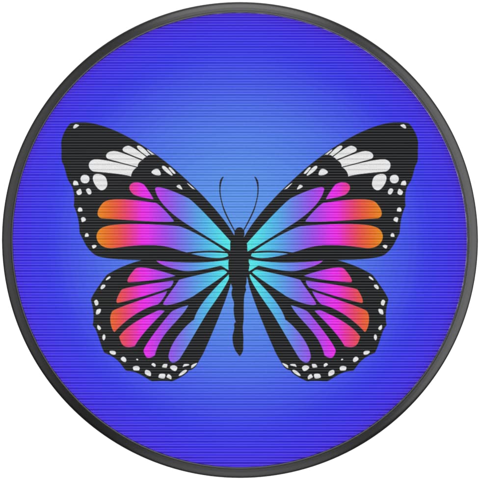 PopSockets PopTop (Top only. Base Sold Separately) Swappable Top for PopSockets Phone Grip Base, Playful PopTop - Lenticular Flutterfly