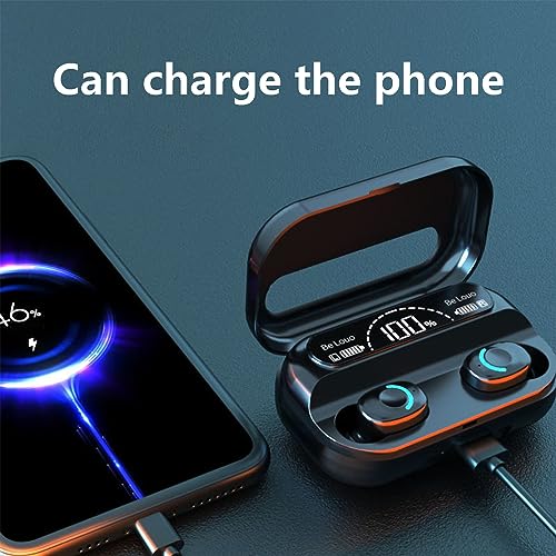 Qaailabf Wireless Earbuds in-Ear Earbud, Bluetooth Headphones 5.3 Stereo, Led Display, Breathing Lamp, Ip4 πΆπΊππΎππππππΏ Earphones Sport Headset for Workout, Running, Gym