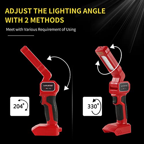 MANUSAGE Cordless Impact Wrench - 20V Max Torque 260 Ft-lbs (350N.m), Brushless Power, 2.0Ah Li-ion Battery & Fast Charger, 5 Sockets Included