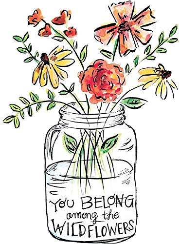 MAGNET Flower Quote Magnetic Car Sticker Decal Refrigerator Metal Magnet Vinyl 5"