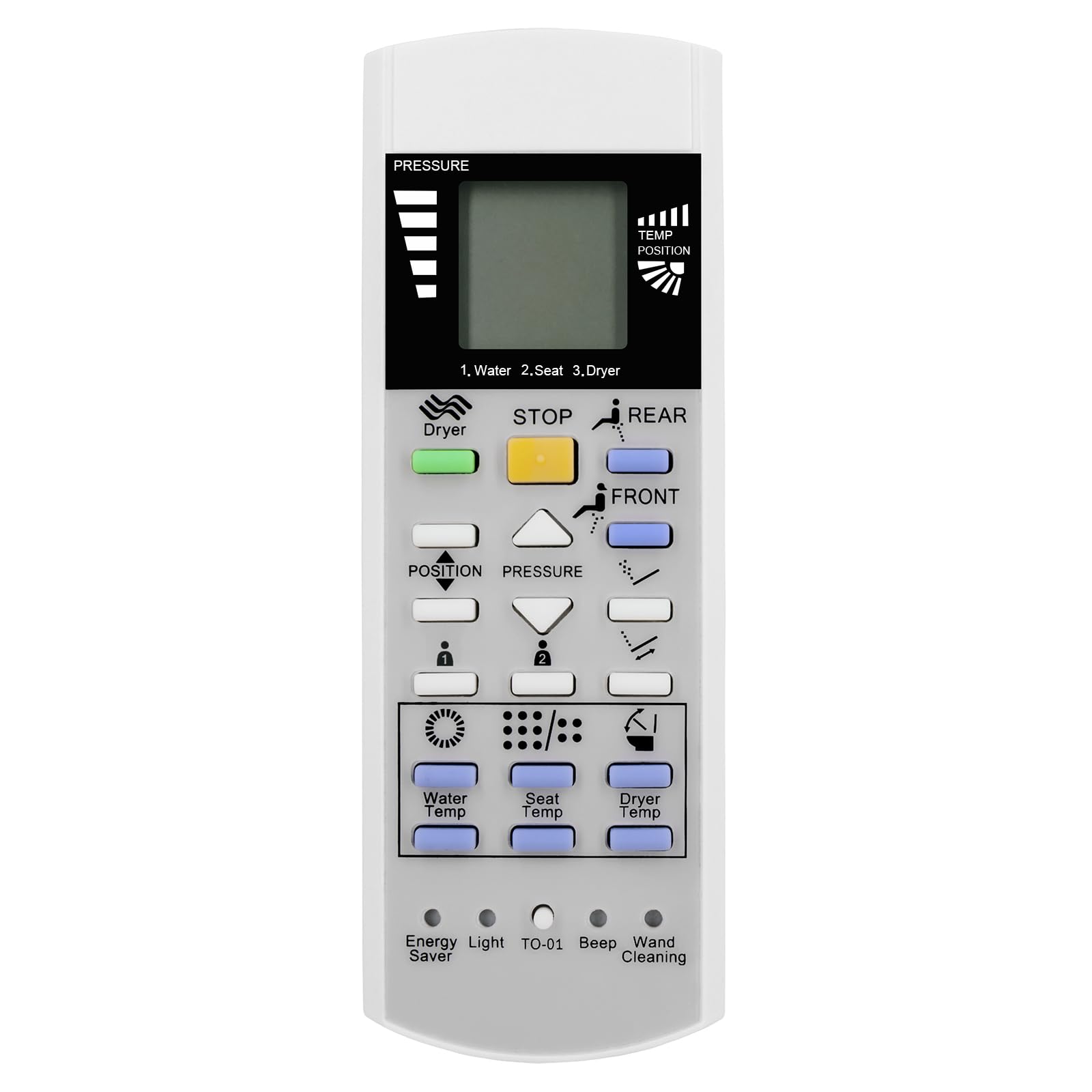 Replacement Remote Control for TOTO Washlet Neorest Bidet Toilet Seat 500 MS950CG THU9018 MS950 MS950C S400 THU9179 SW563 SW564 600 MS990CGR MS990CG